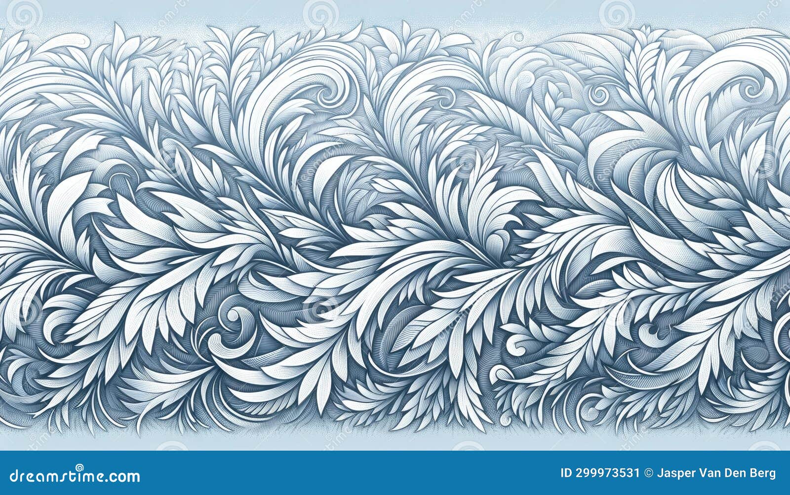 Intricate Feather Pattern Illustration, AI Generated Stock Illustration ...