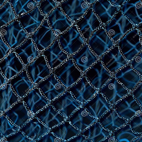 Intricate Fishnet Texture. High Detailed Plain Background Concept Stock ...
