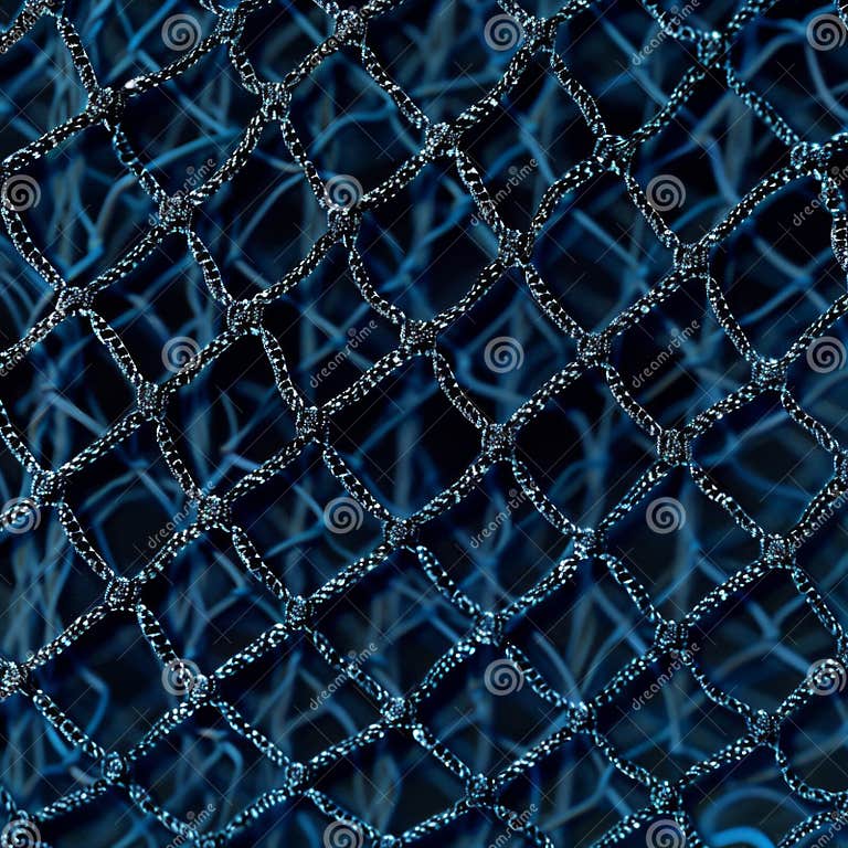Intricate Fishnet Texture. High Detailed Plain Background Concept Stock ...