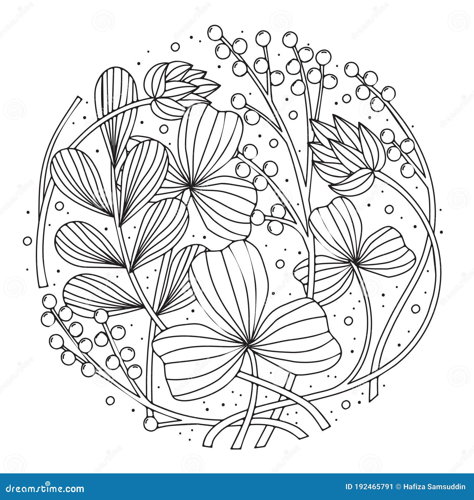 Intricate Floral Design. Vector Illustration Decorative Design Stock ...