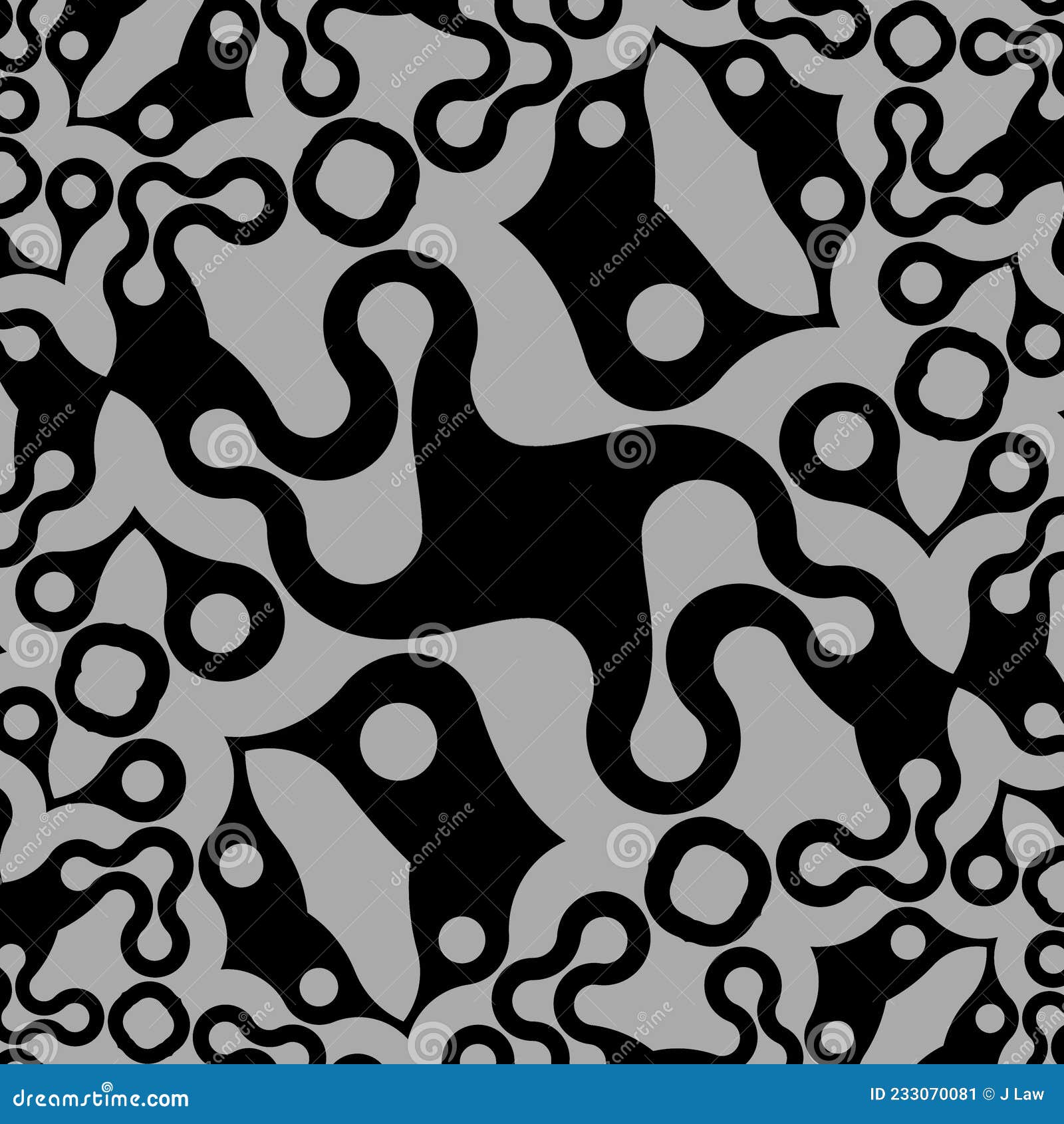 Forth Dimensional Style Design in Shades of Grey on Black Stock ...