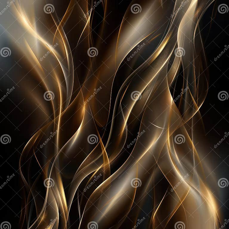 Intricate, Flowing Patterns of Light and Color, Evoking a Sense of ...