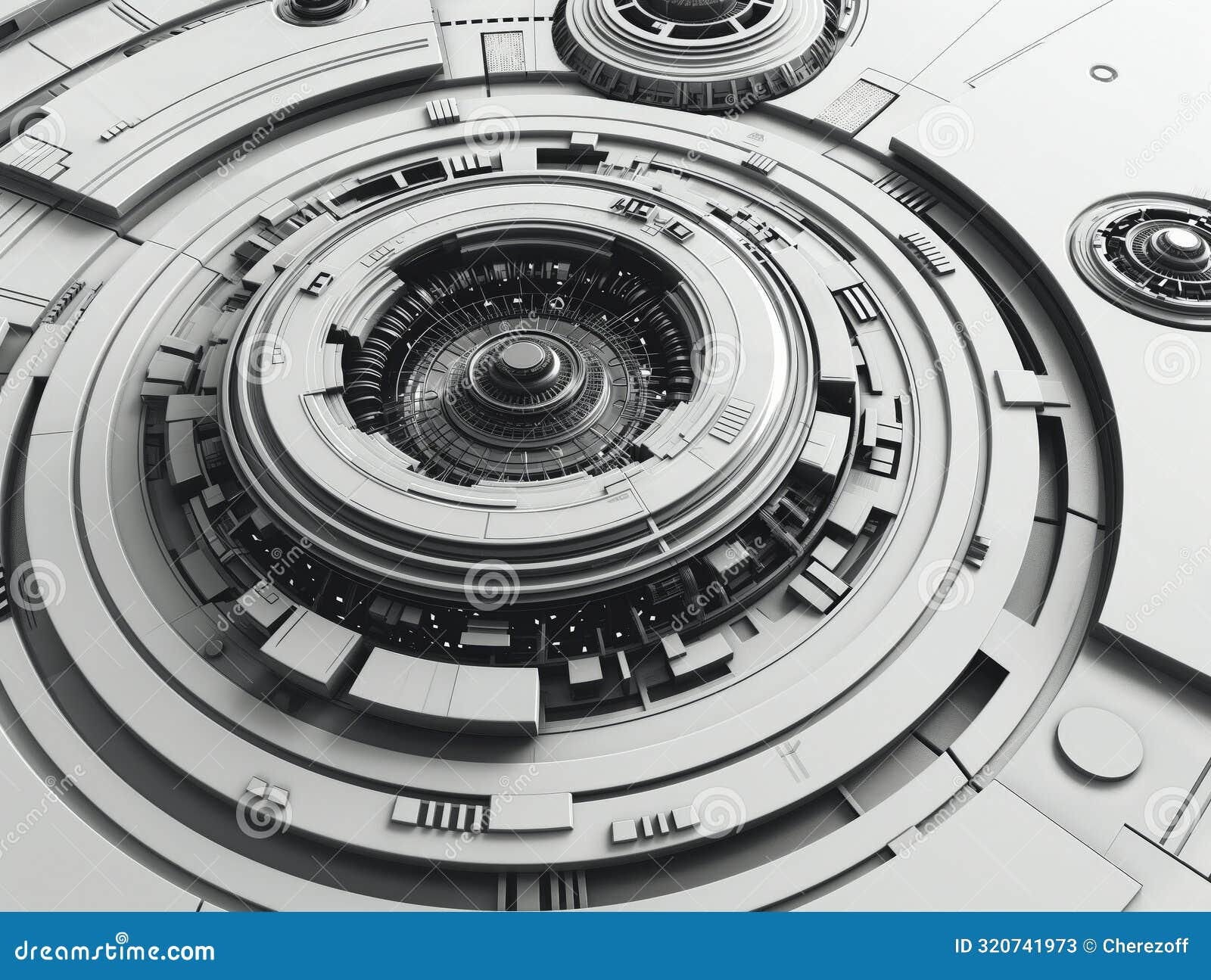 Intricate Futuristic Mechanical Design Stock Image - Image of scifi ...