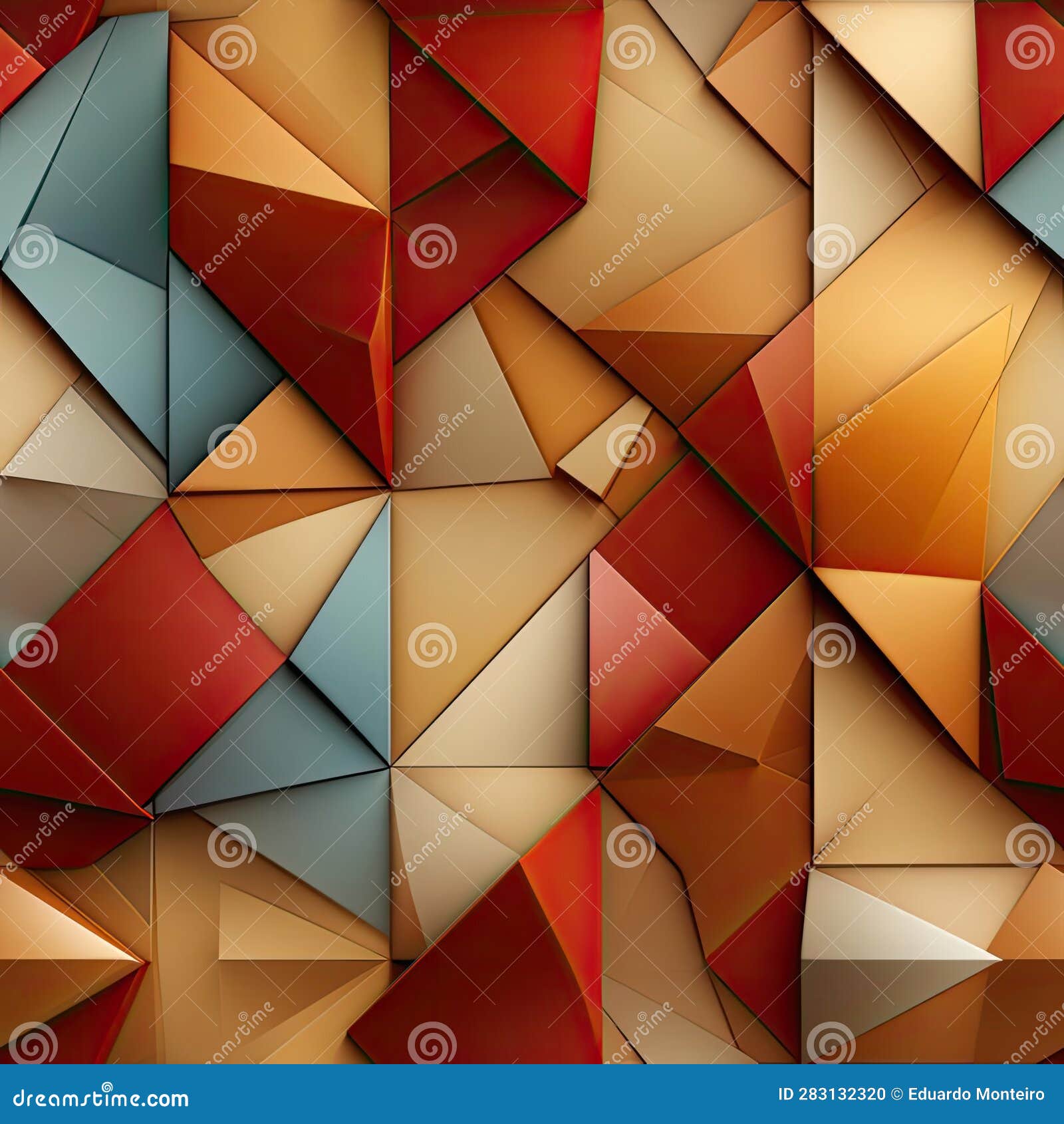 Intricate Geometric Patterns with Earthy Color Schemes (tiled Stock ...