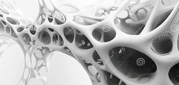 Intricate Geometric Structure in Monochrome Stock Illustration ...