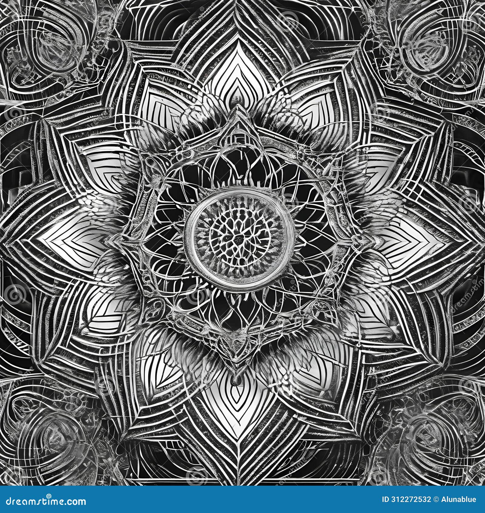 An Intricate Image Displaying a Composition Rich in Elements of Sacred ...