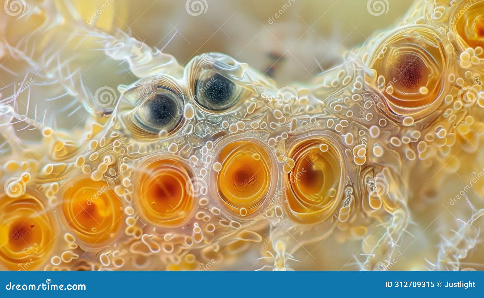 An Intricate Image of the Sensory Structures of a Nematode Including ...