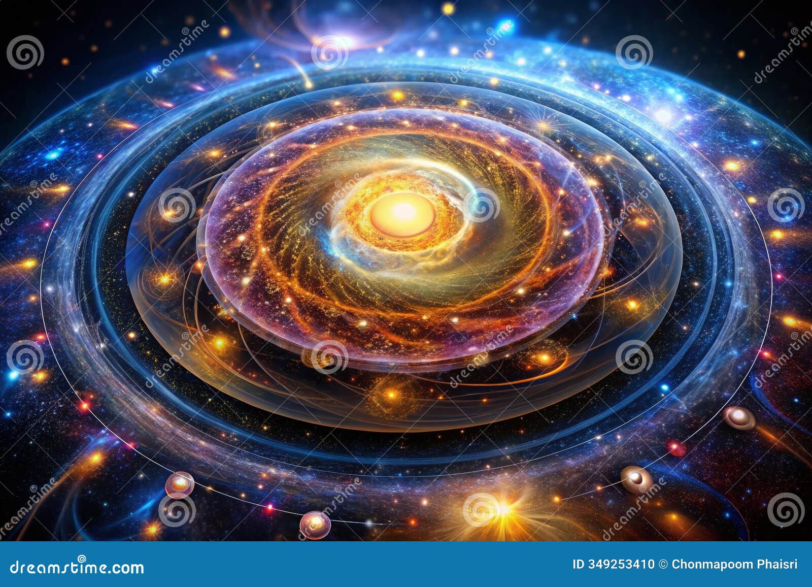 Intricate Interstellar Gravitational Lens a Stunning DeepSpace ...