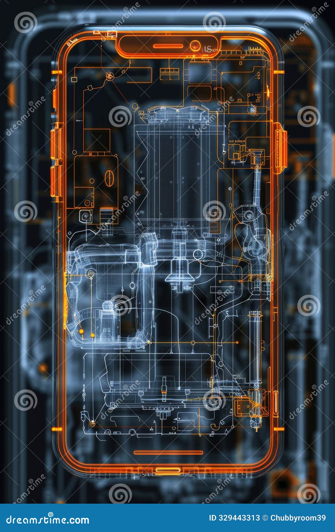 Intricate Layers and Components of a Smartphone Revealed in X-ray Image ...