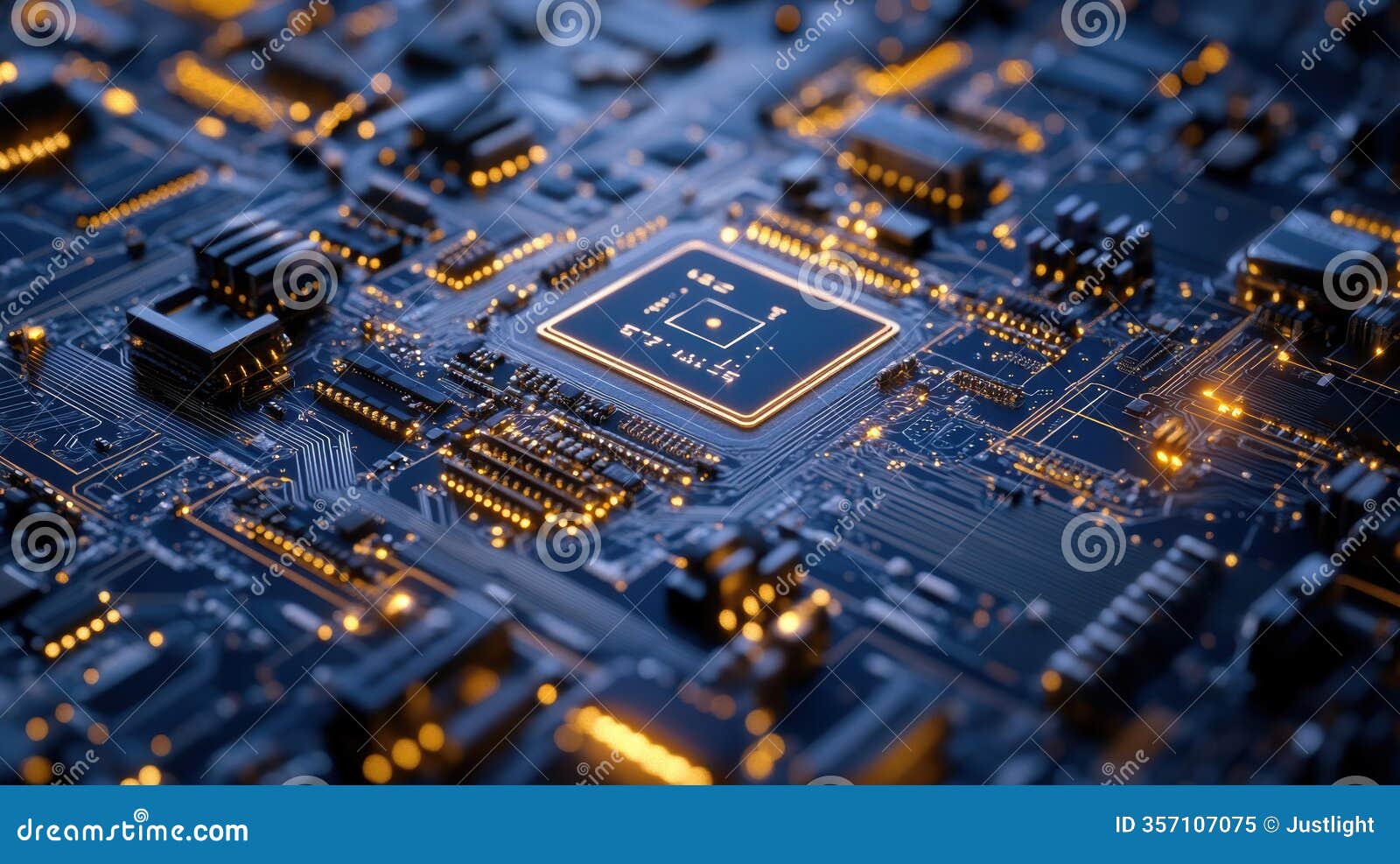 An Intricate Layout of Printed Circuit Boards Inside a Device with ...