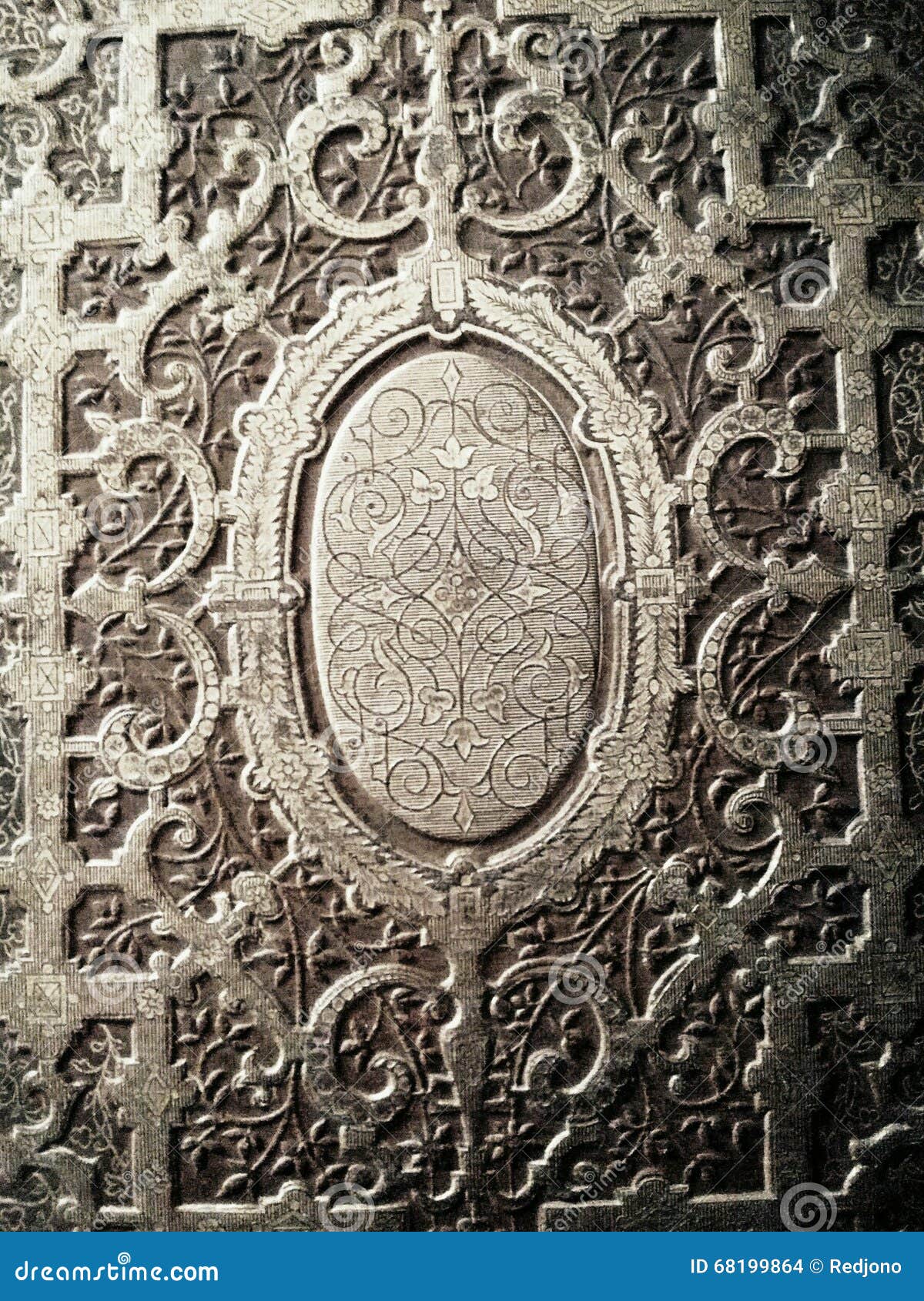 Intricate Leather Book Cover Stock Photo - Image of ornamental, tome ...