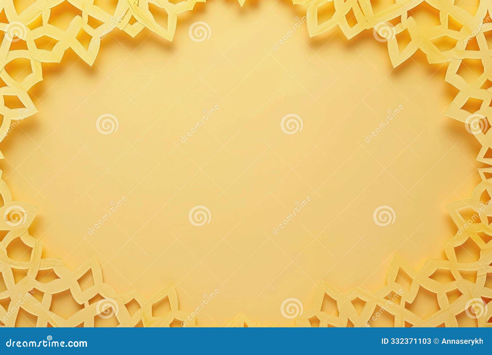 Traditional Paper Cut Background with Intricate Light Yellow Patterns ...