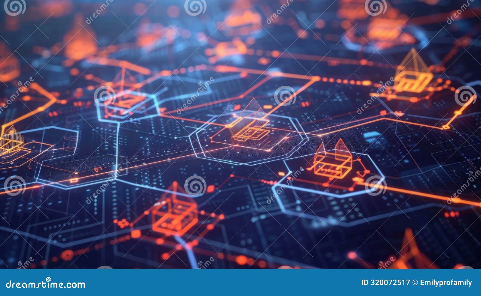 Intricate Lines and Shapes on Computer Screen Stock Image - Image of ...