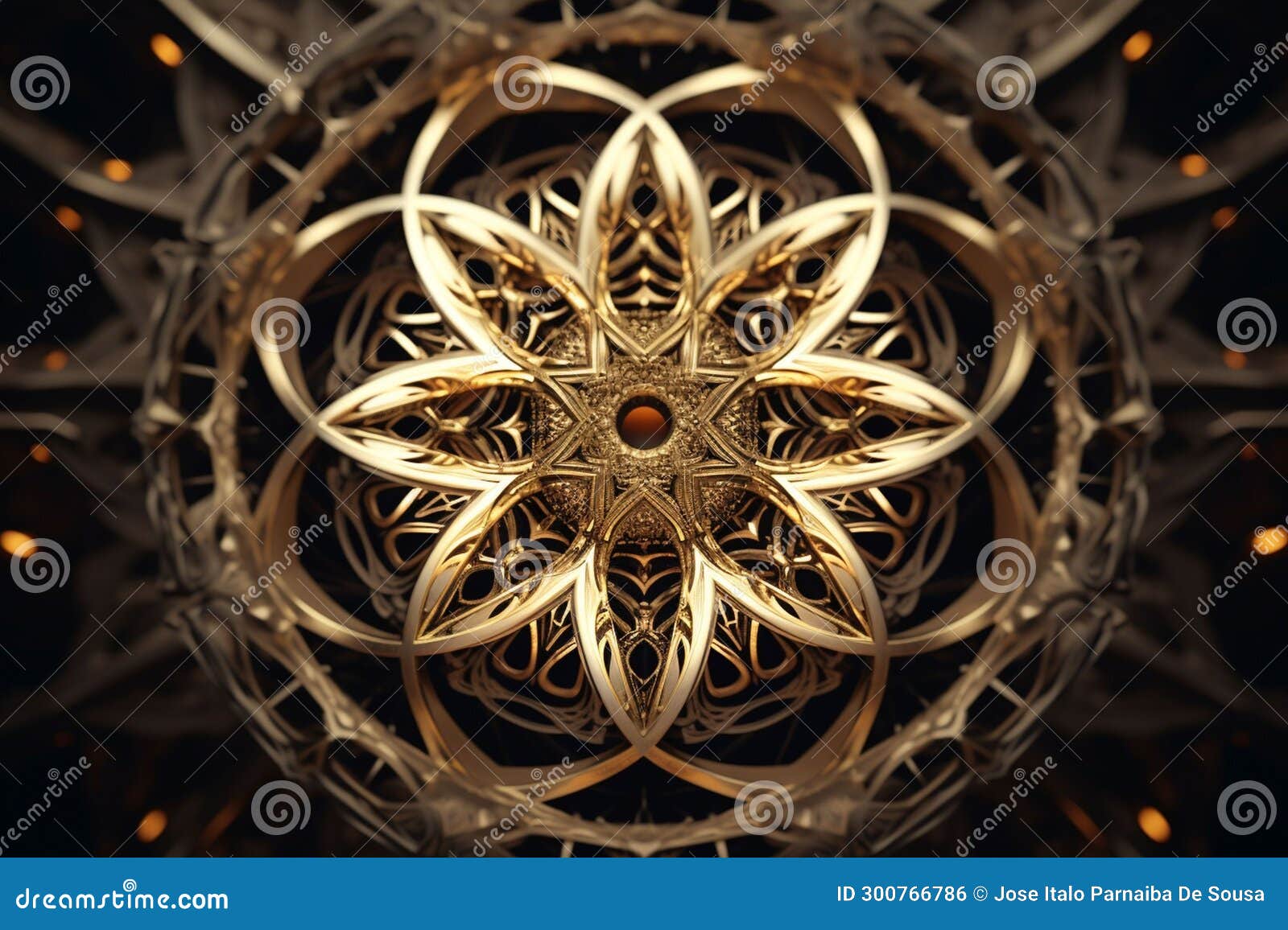 Intricate Mathematical Patterns Forming a Stock Illustration ...