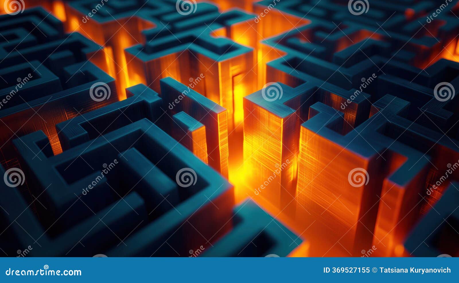 An Intricate Maze Of Interconnected Polygons Make Up This Abstract ...