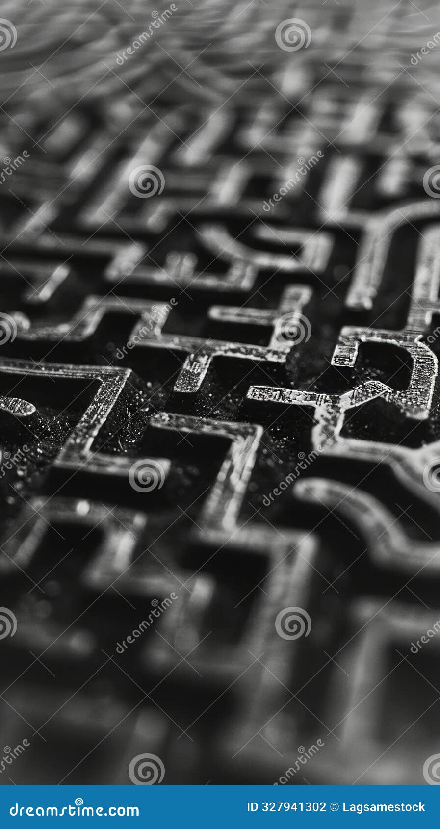 An Intricate Maze of Lines Leading To an Unknown Destination Stock ...