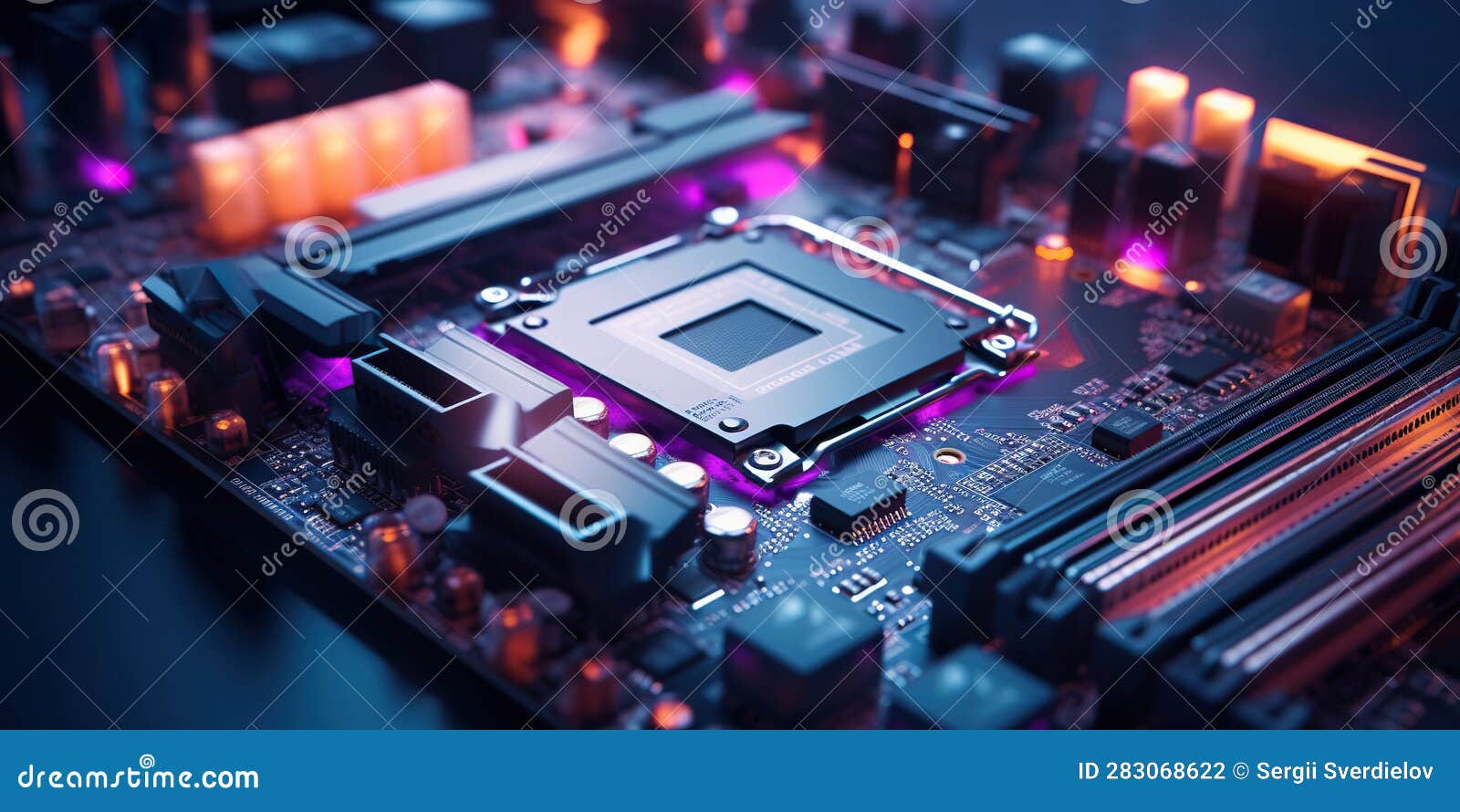 Microelectronic Technology Infographic Chart Design Template Vector ...