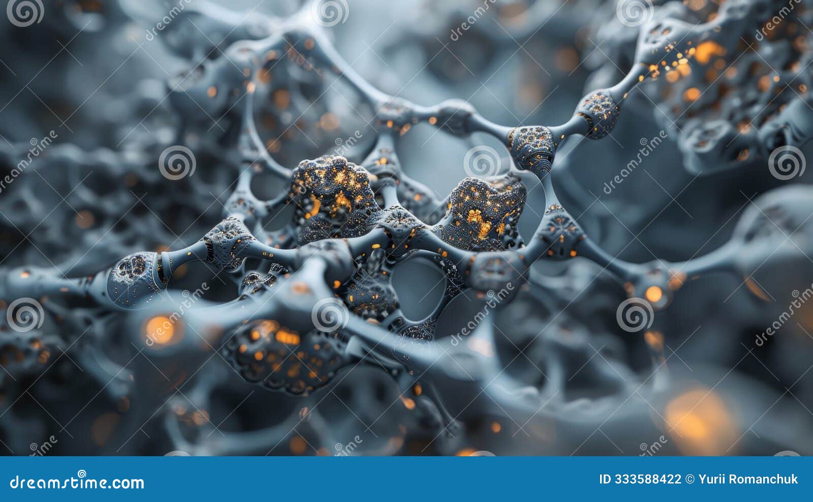 Intricate Microstructure Diagram Of Superalloy Molecules Showcasing ...