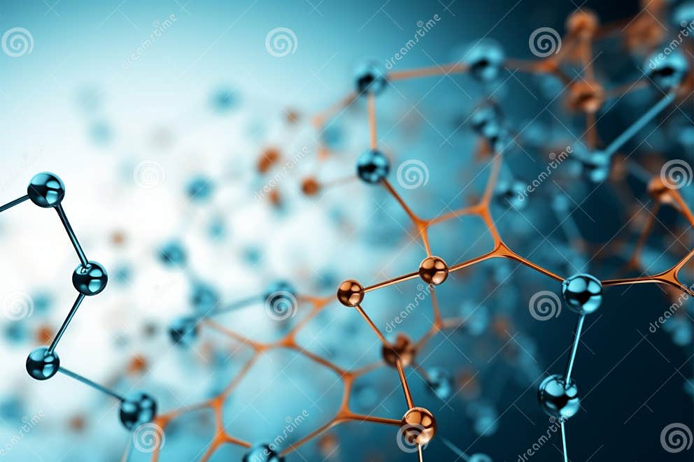 Intricate Molecular Patterns Grace this Scientific Background, Inviting ...