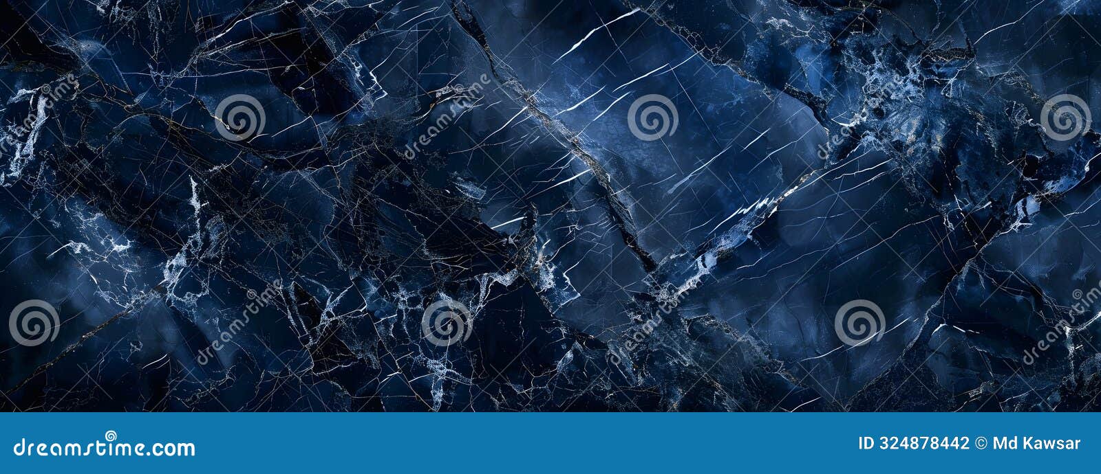 Intricate Navy Blue Marble Texture Background Stock Illustration ...