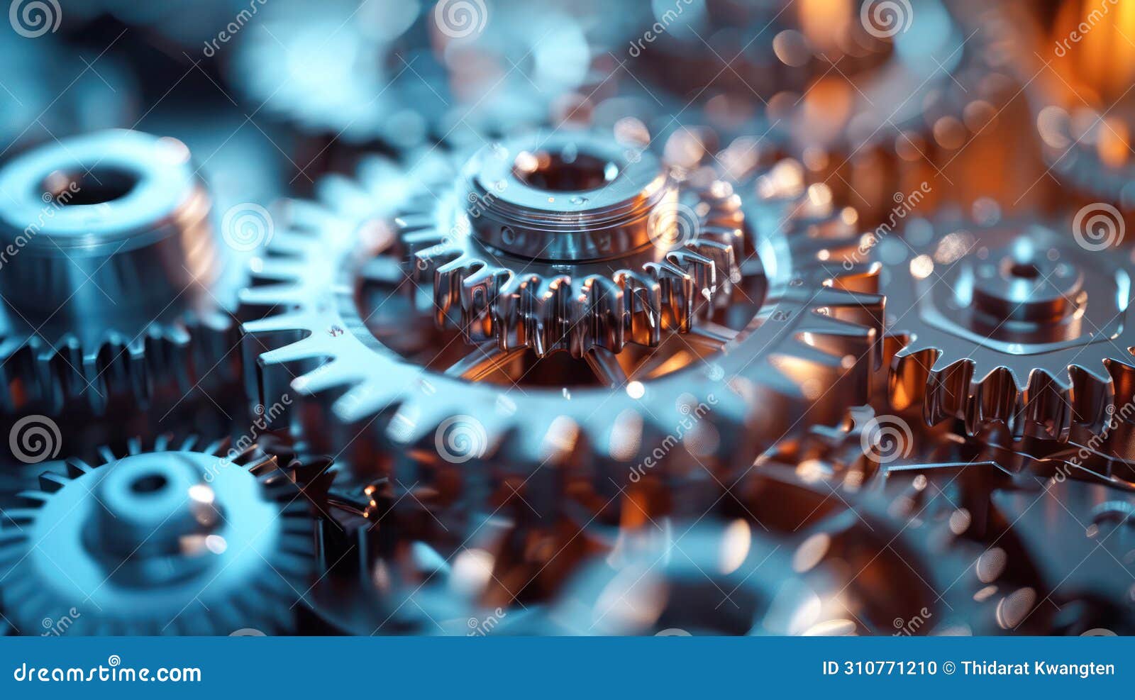 An Intricate Network of Gears and Cogs, Representing the Intricacies of ...