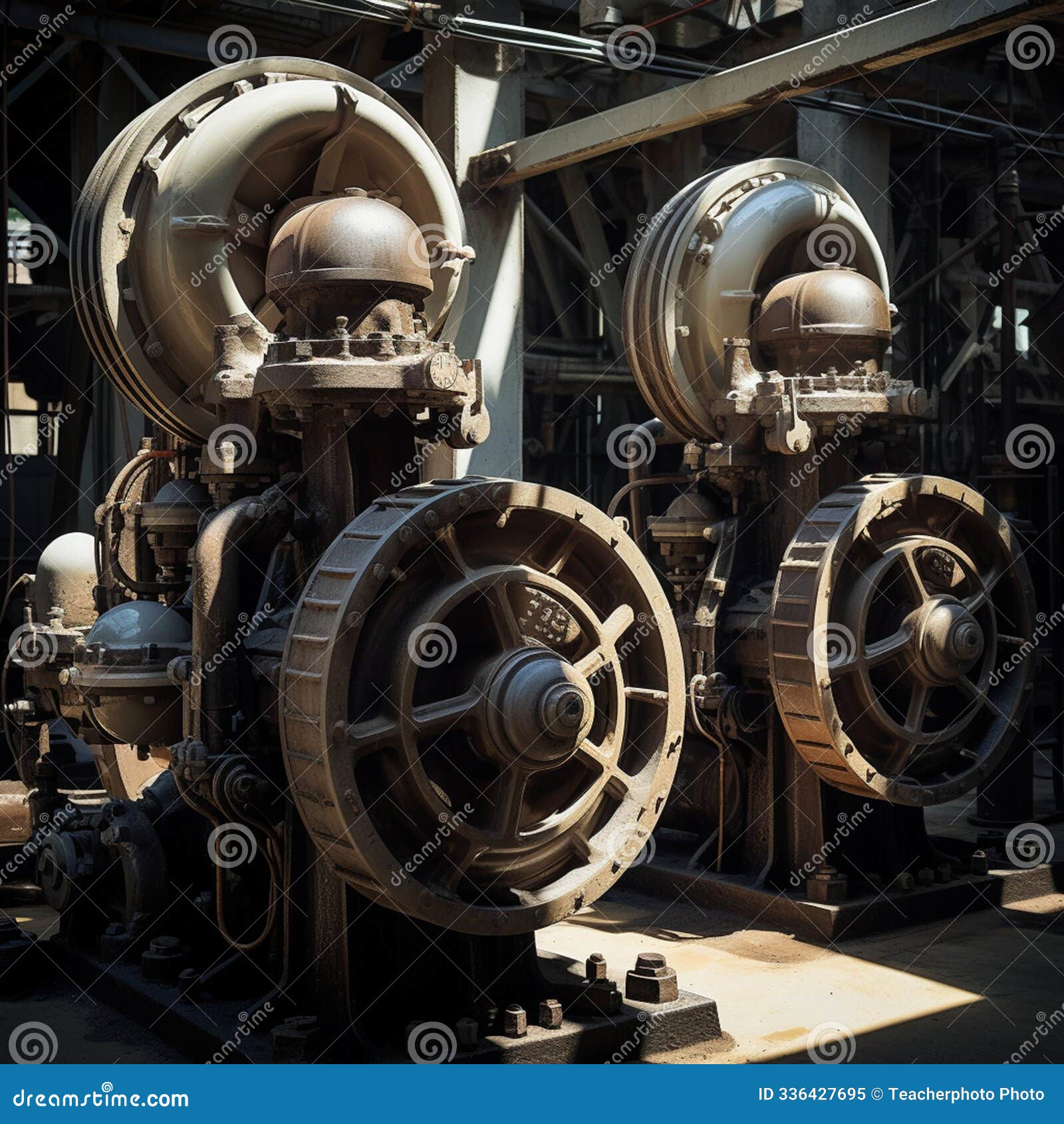 The Intricate Network of Pipes and Valves, Connected To the Machines ...