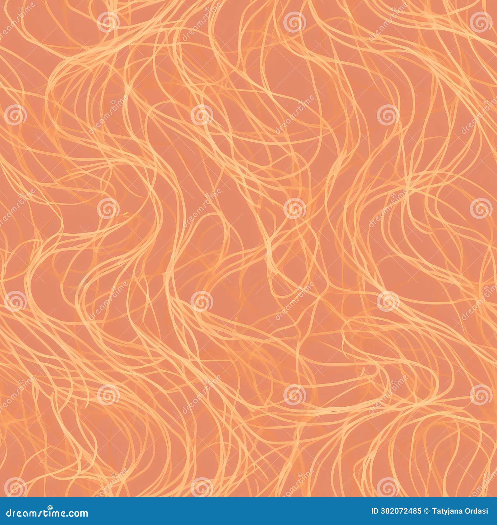 Intricate Neural Patterns in Grid Formation with Serene Velvety Peach ...