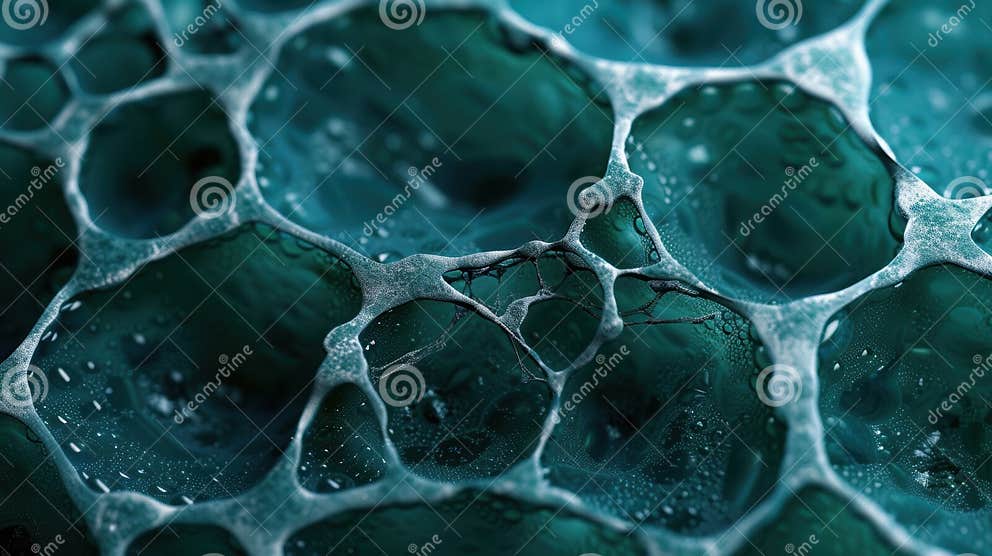 Intricate Organic Cellular Structure Stock Illustration - Illustration ...