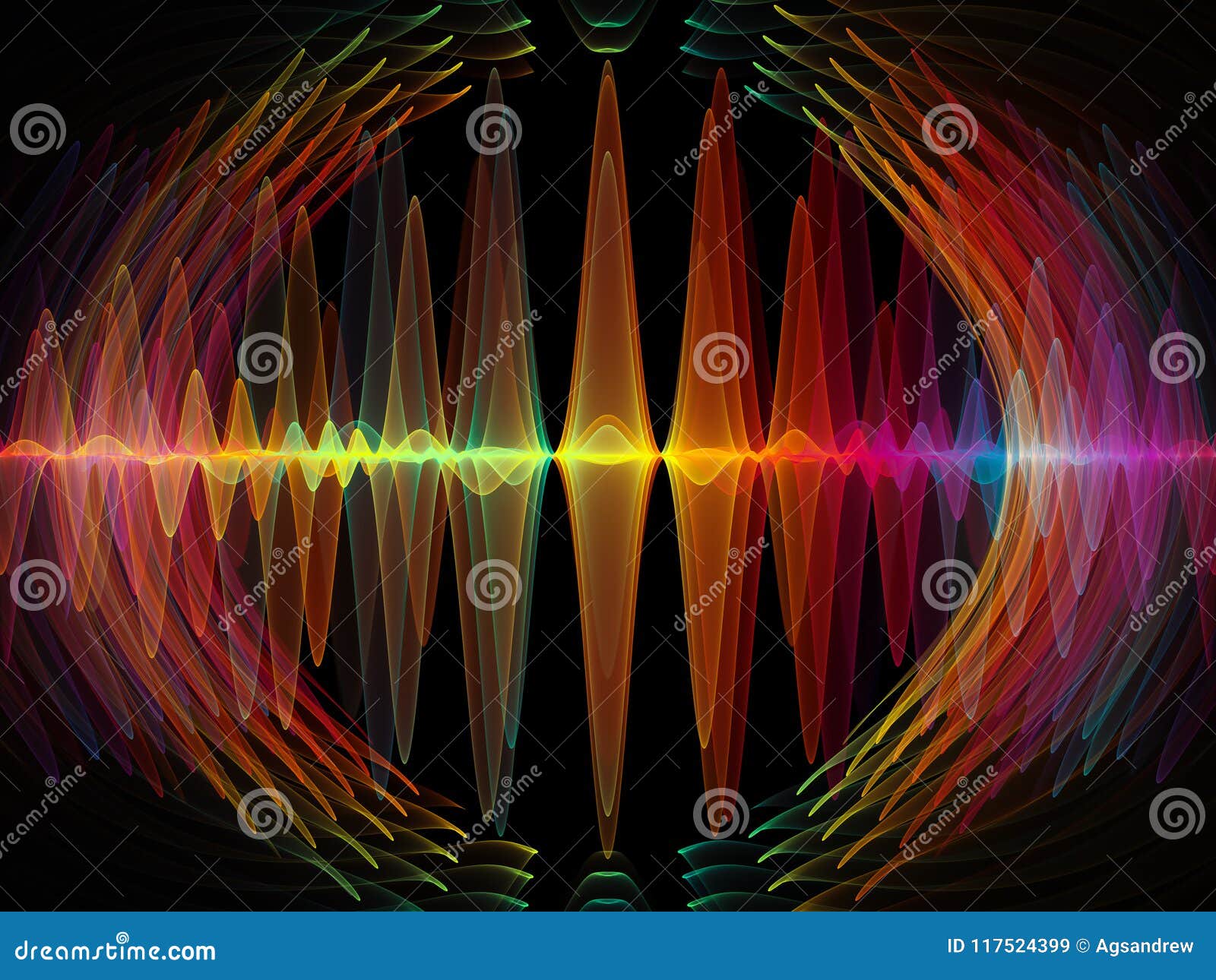Intricate Oscillation stock illustration. Illustration of equalizer ...