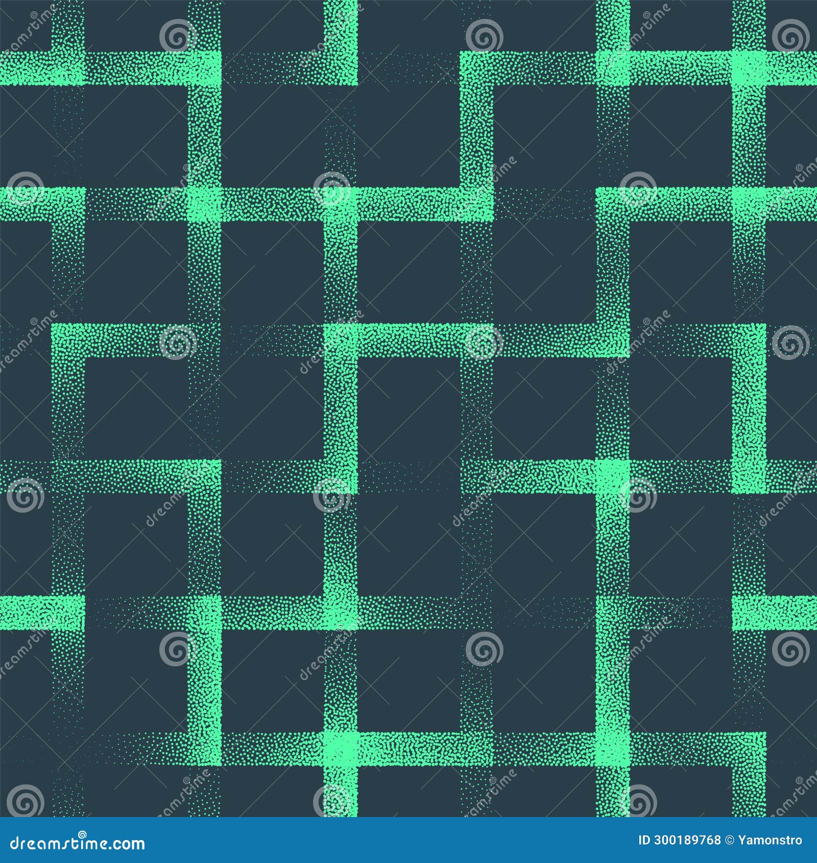 Intricate Overlay Lines Seamless Pattern Trendy Vector Green Abstract ...