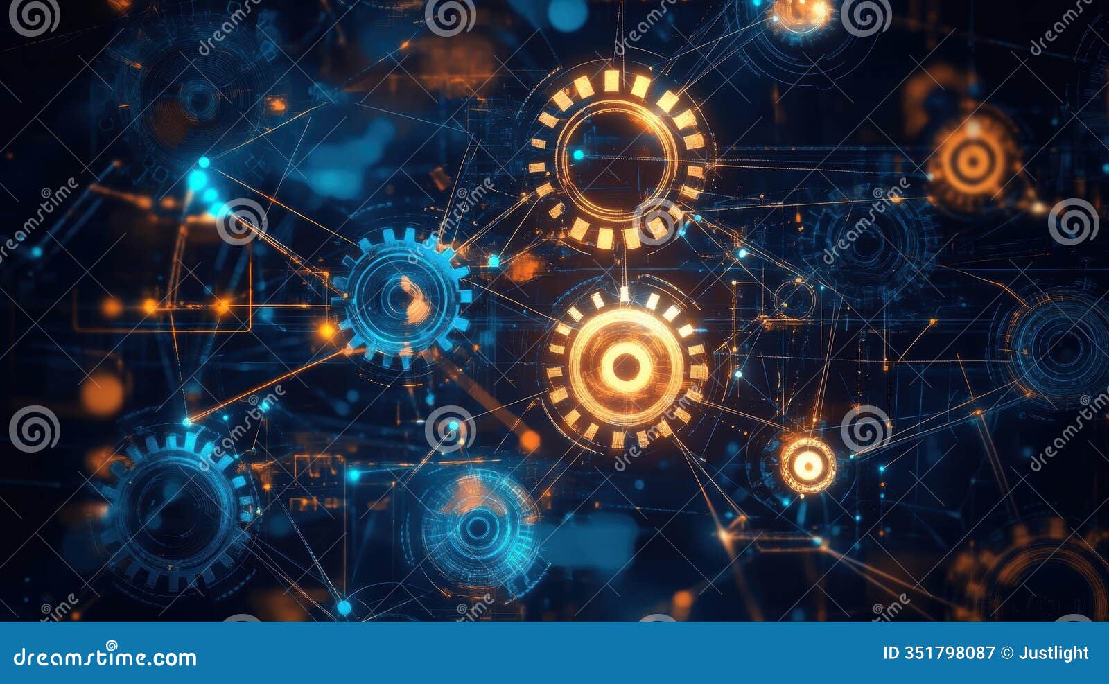 An Intricate Pattern of Gears and Cogs Interlocking Showcasing the ...