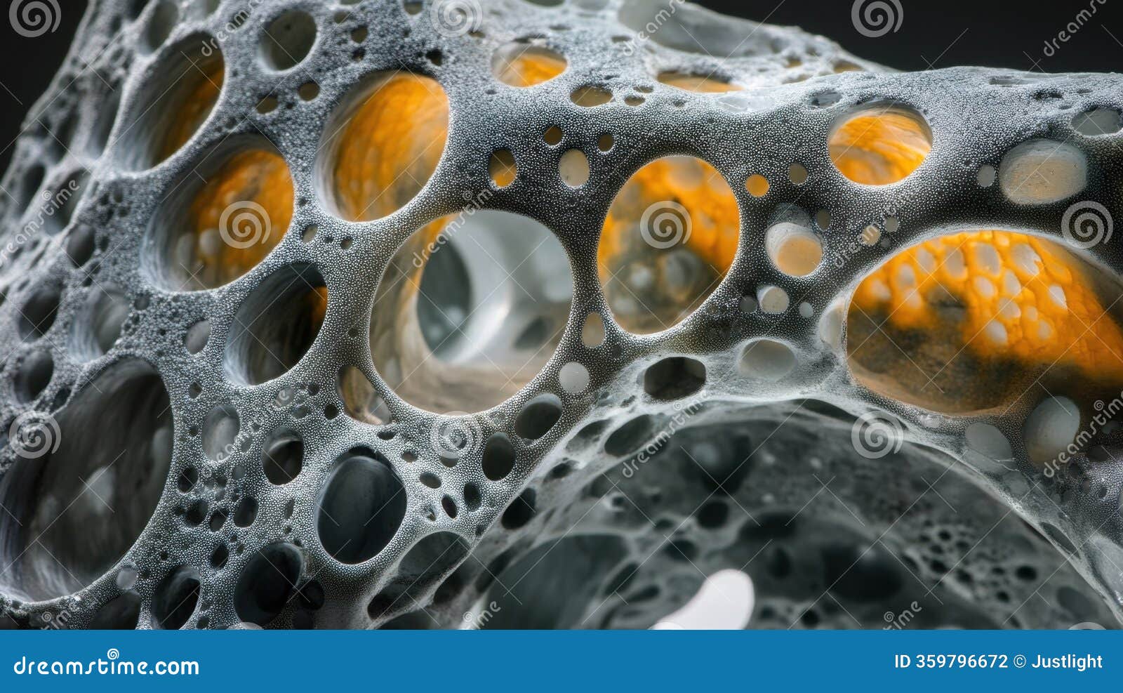 Intricate Patterns of Cellular Structures in Science Stock Photo ...