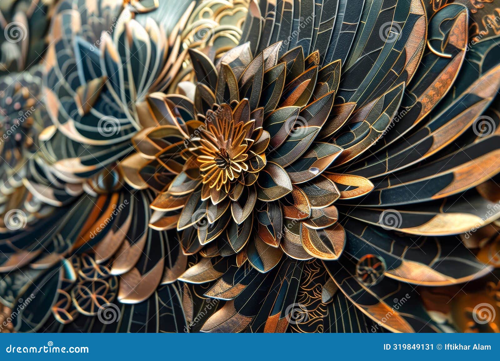 Intricate Patterns Formed by Copper and Various Metals in a Unique ...