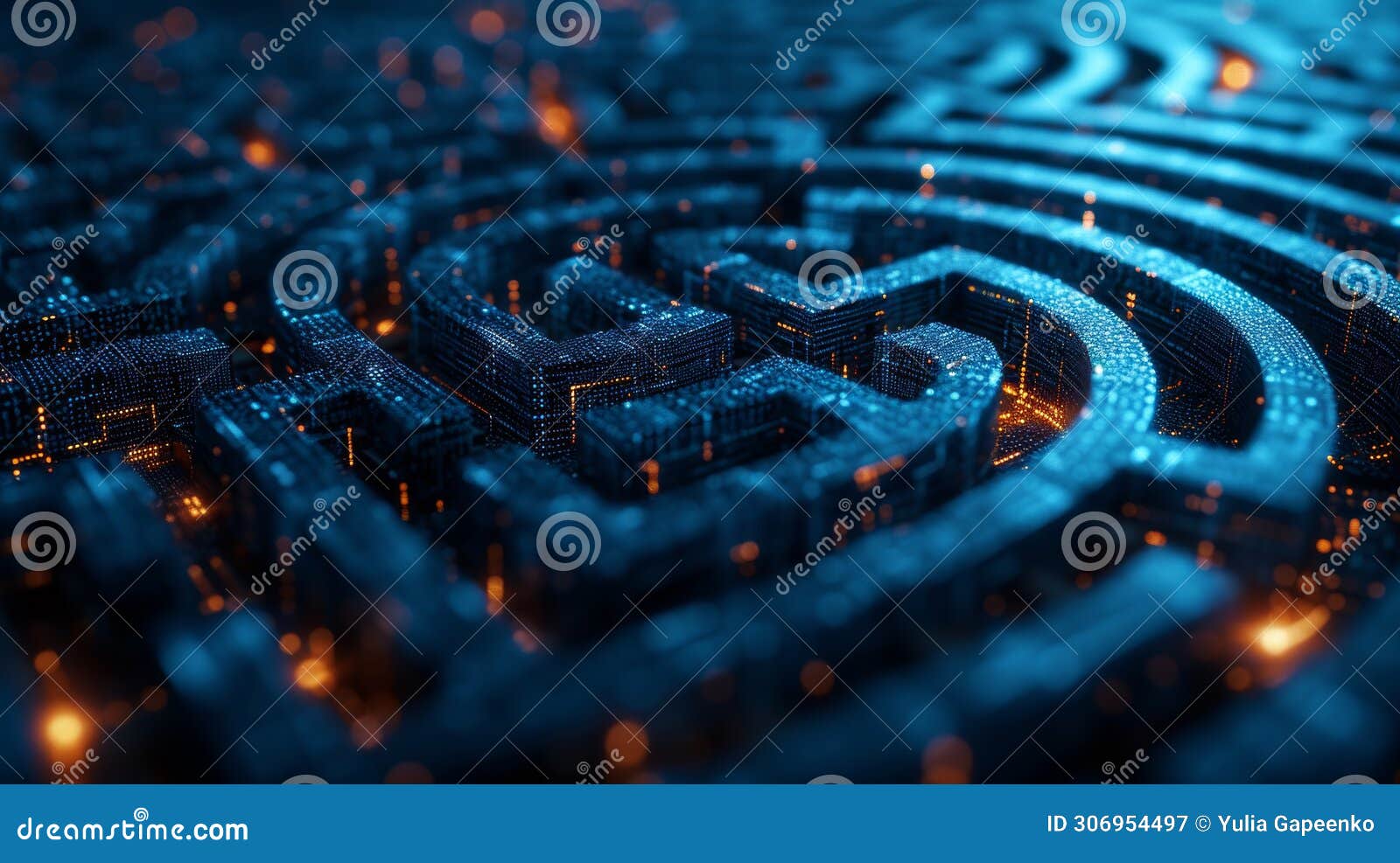 Intricate Patterns Mimic a Maze, Symbolizing the Complexity of Encryption in Cyber Defense ...