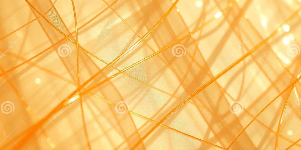 Intricate Patterns of Orange Threads Weave Together Creating a Vibrant ...
