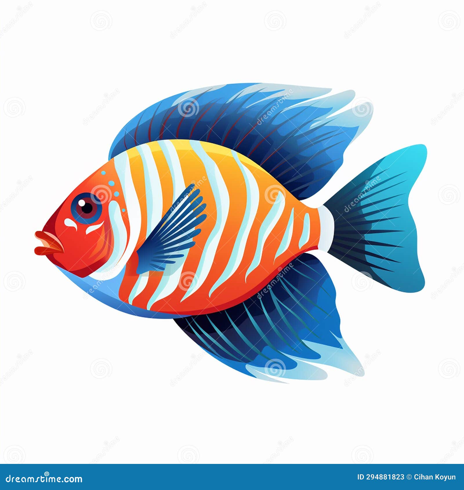 Intricate Patterns of a Pufferfish S Skin Stock Illustration ...