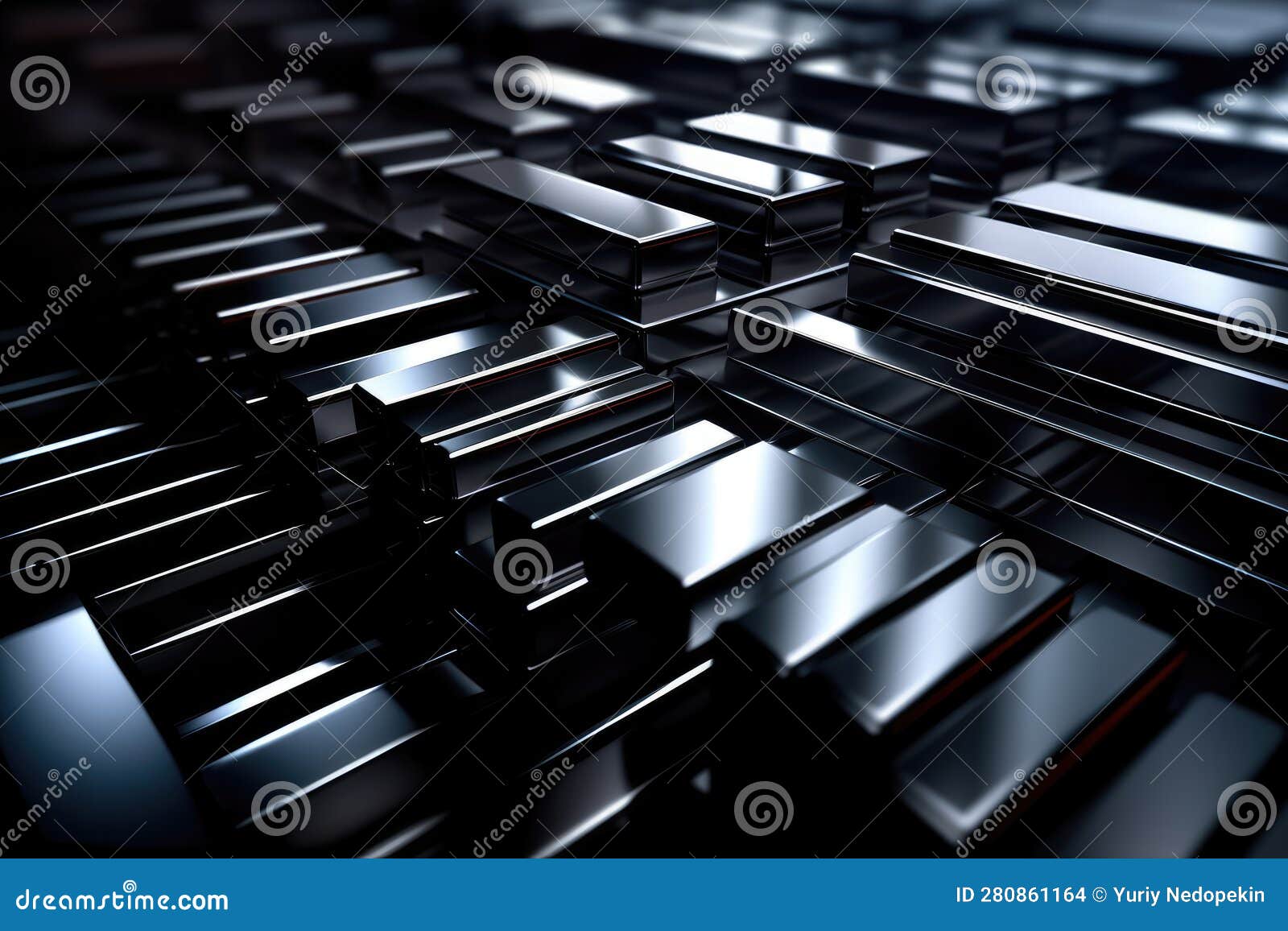 Beauty of Abstract Forms and Textures. Generative AI Stock Illustration ...