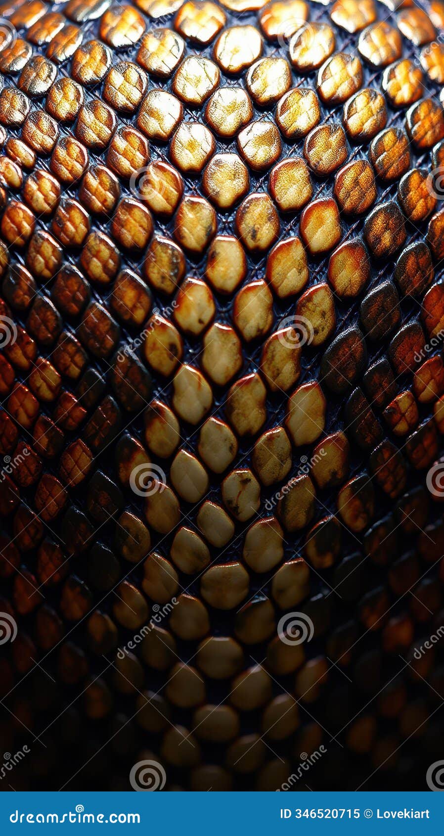 Detailed Close-up of a Vibrant Snake Skin Revealing Unique Textures and ...