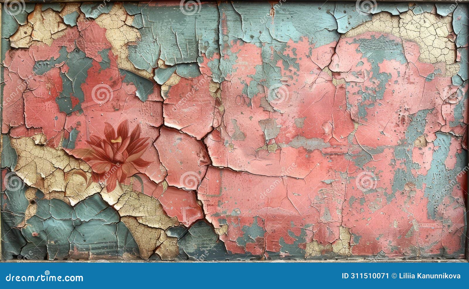 The Intricate Patterns and Textures of Damaged Wallpaper, Transformed ...