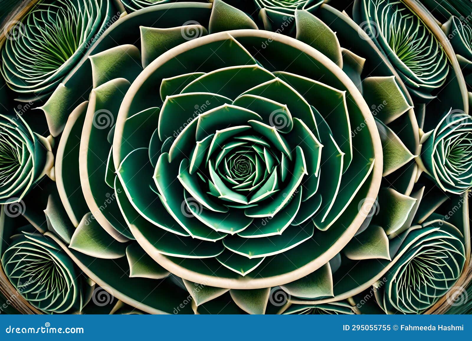 The Intricate Patterns and Textures of a Succulent S Rosette ...