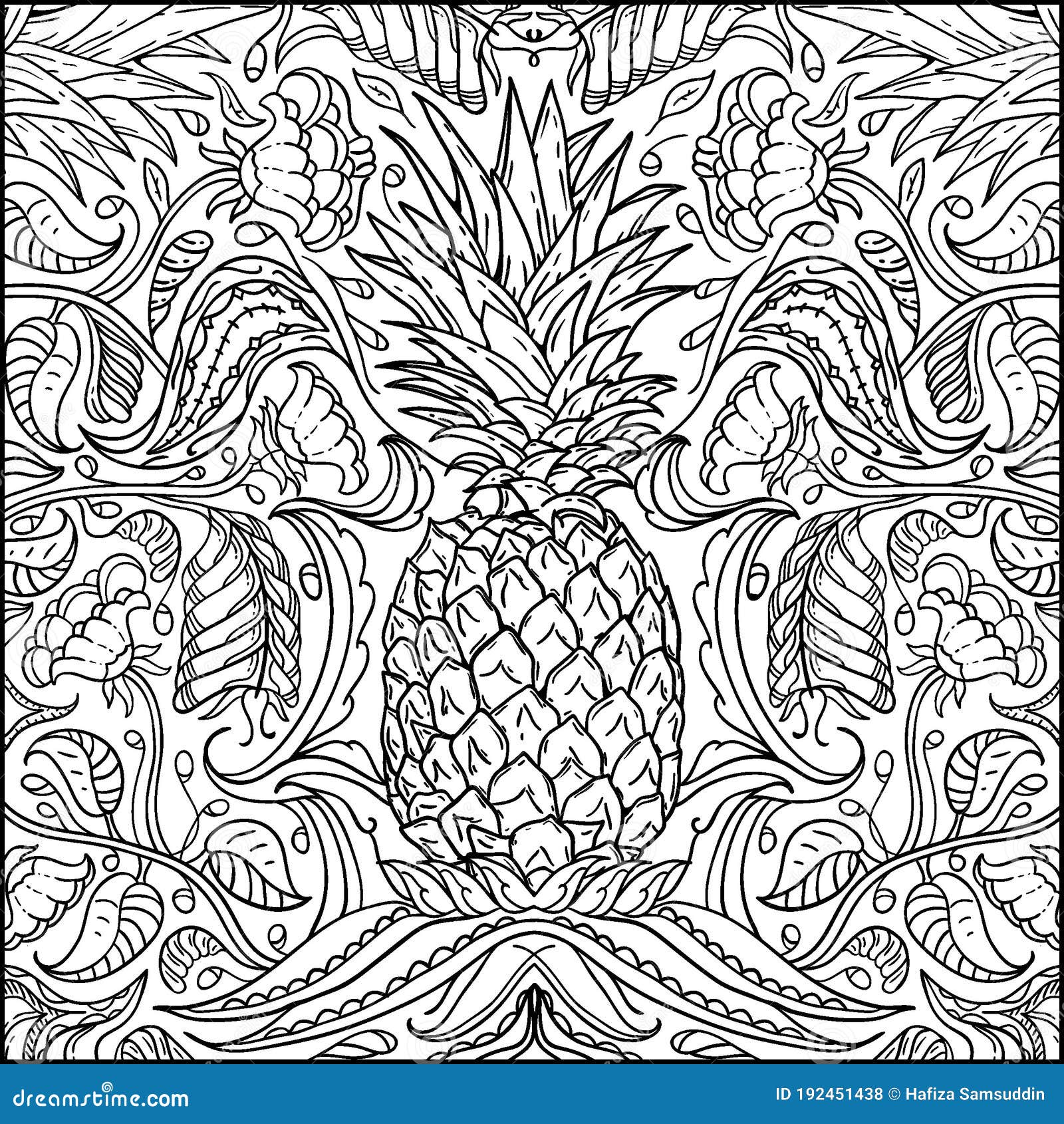 Pineapple Design Stock Illustrations – 48,353 Pineapple Design Stock ...