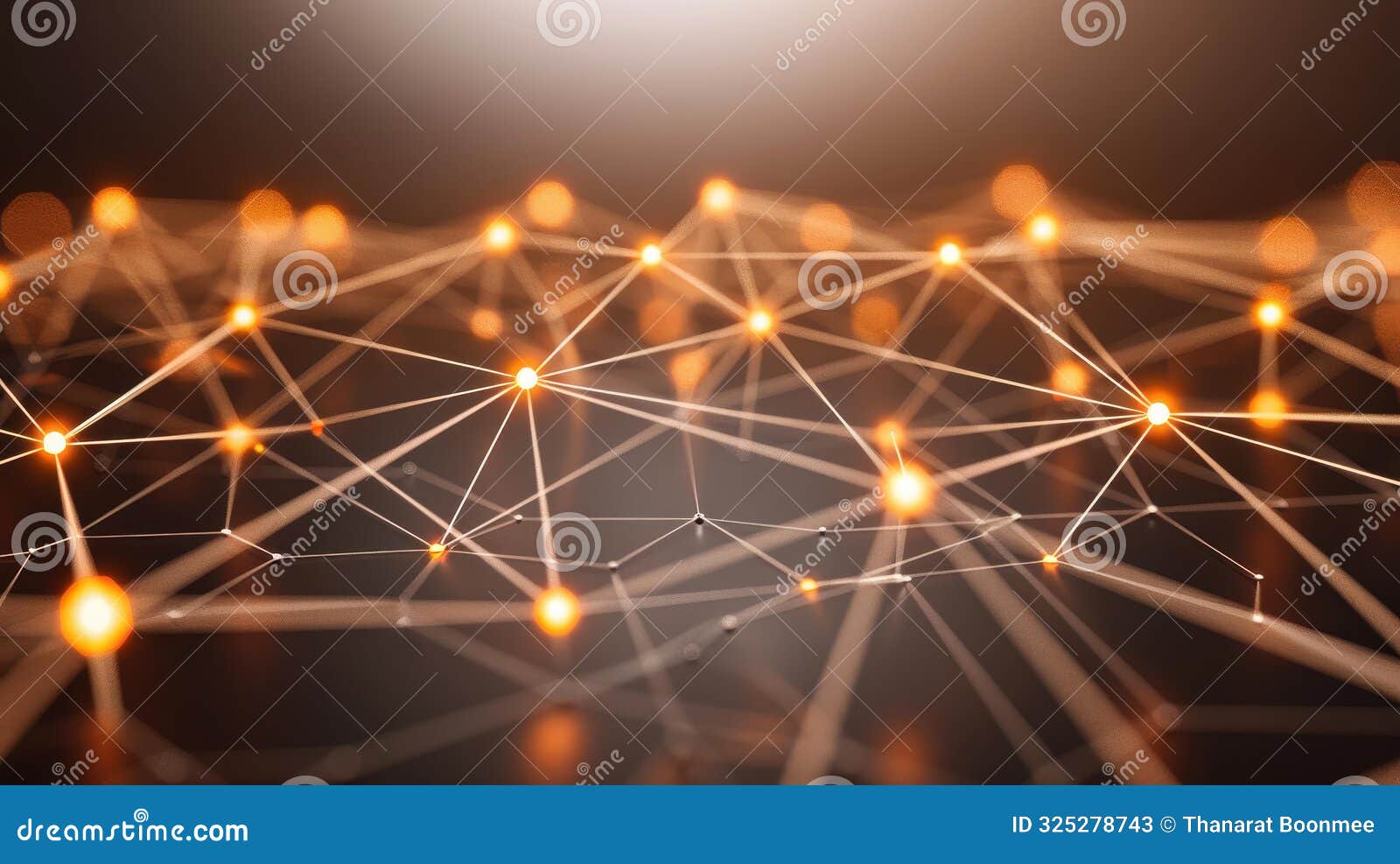 Intricate Plexus Backdrop with Linked Dots. Represents International ...