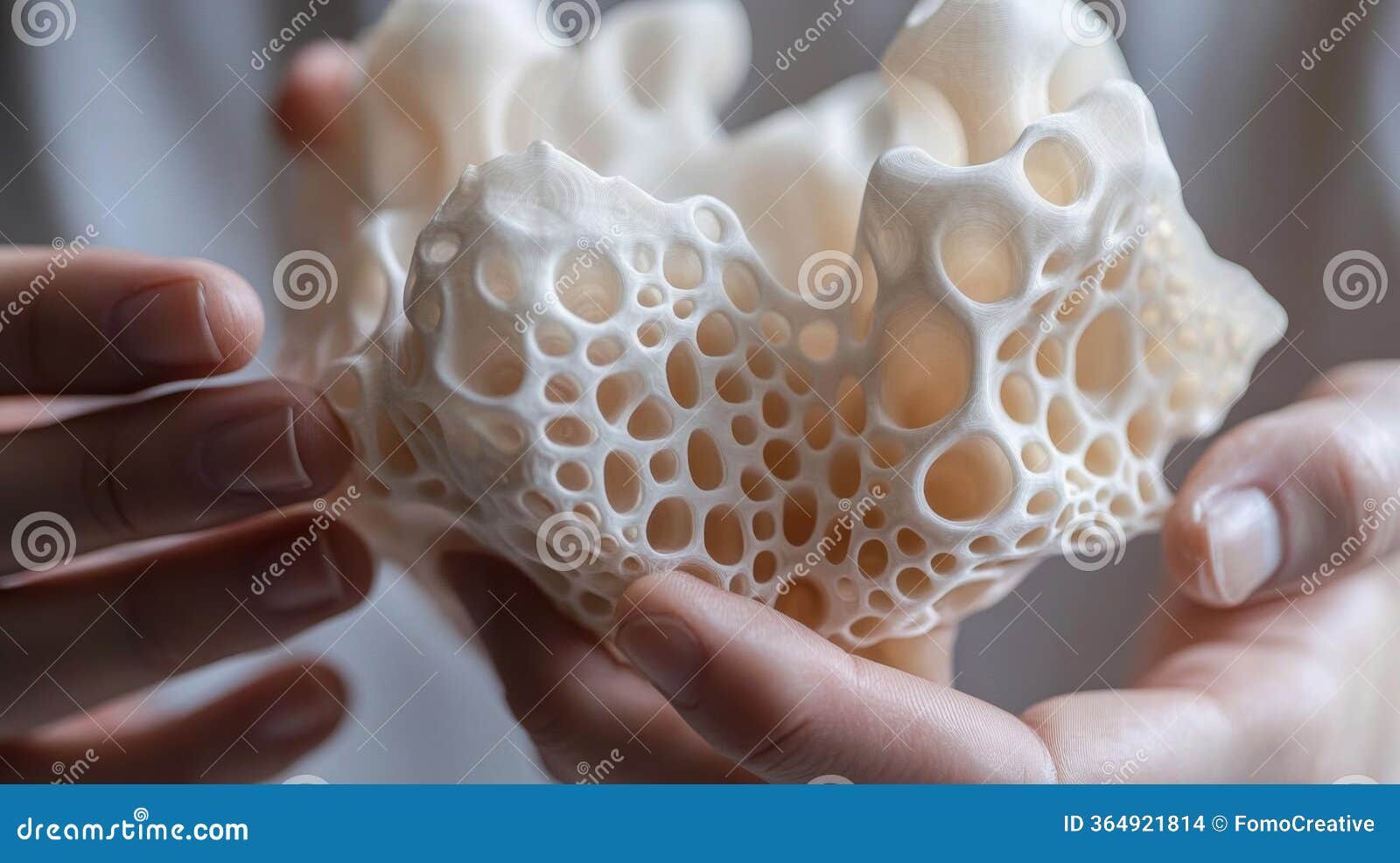 The Porous Structure. Metal, Plastic Or Thread Lattice Structure ...