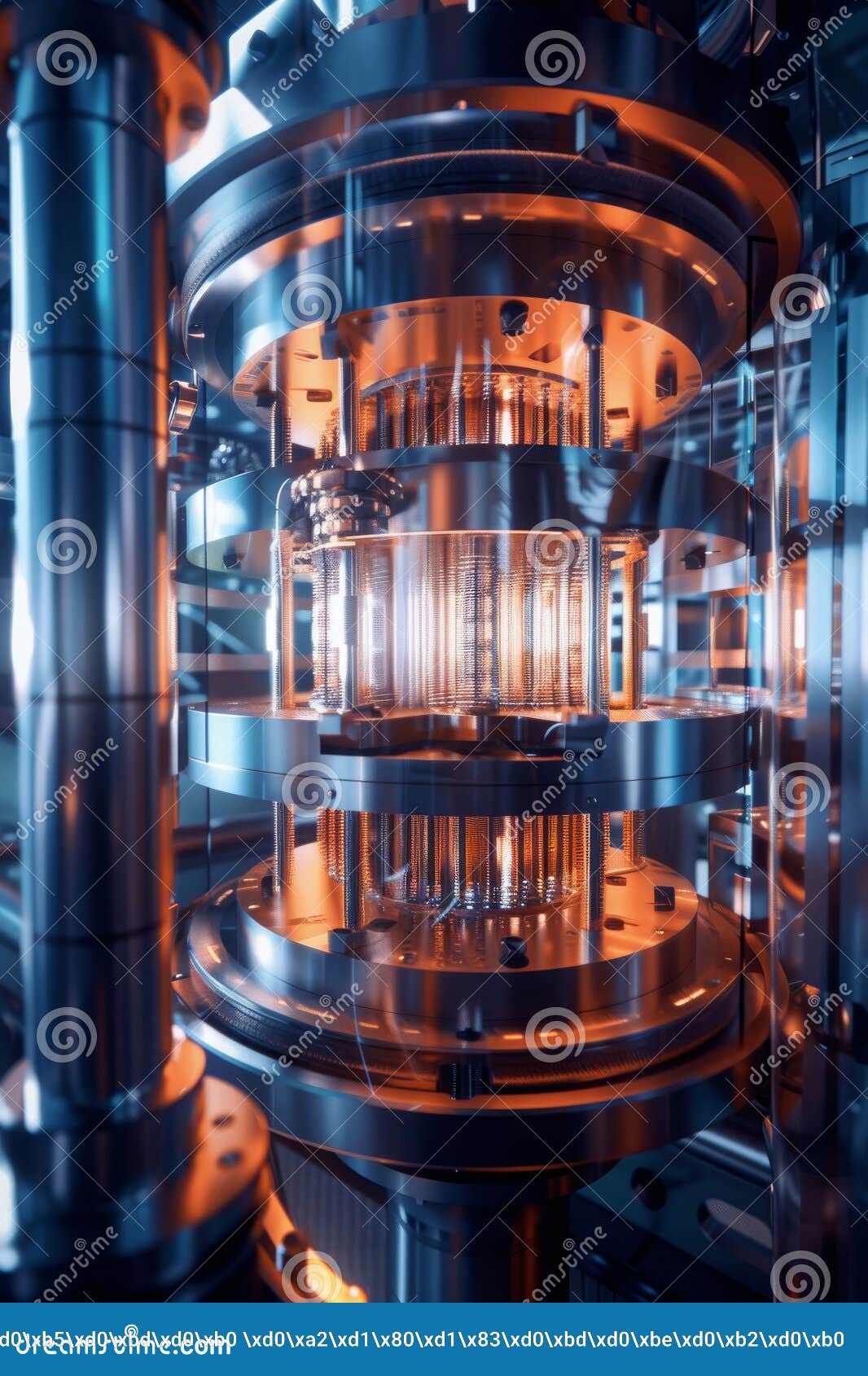 Intricate Quantum Processor Unit Inside a High-tech Research Facility ... Intricate Quantum Processor Unit Inside a High-tech Research Facility ...