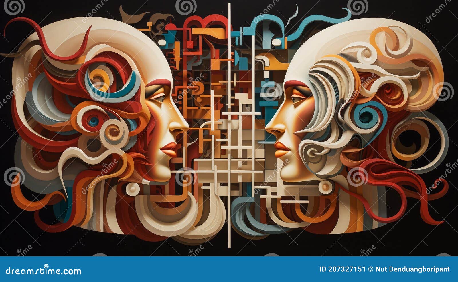 Dialogue Complex Like A Puzzle - Pictured As Word Dialogue On A Puzzle ...