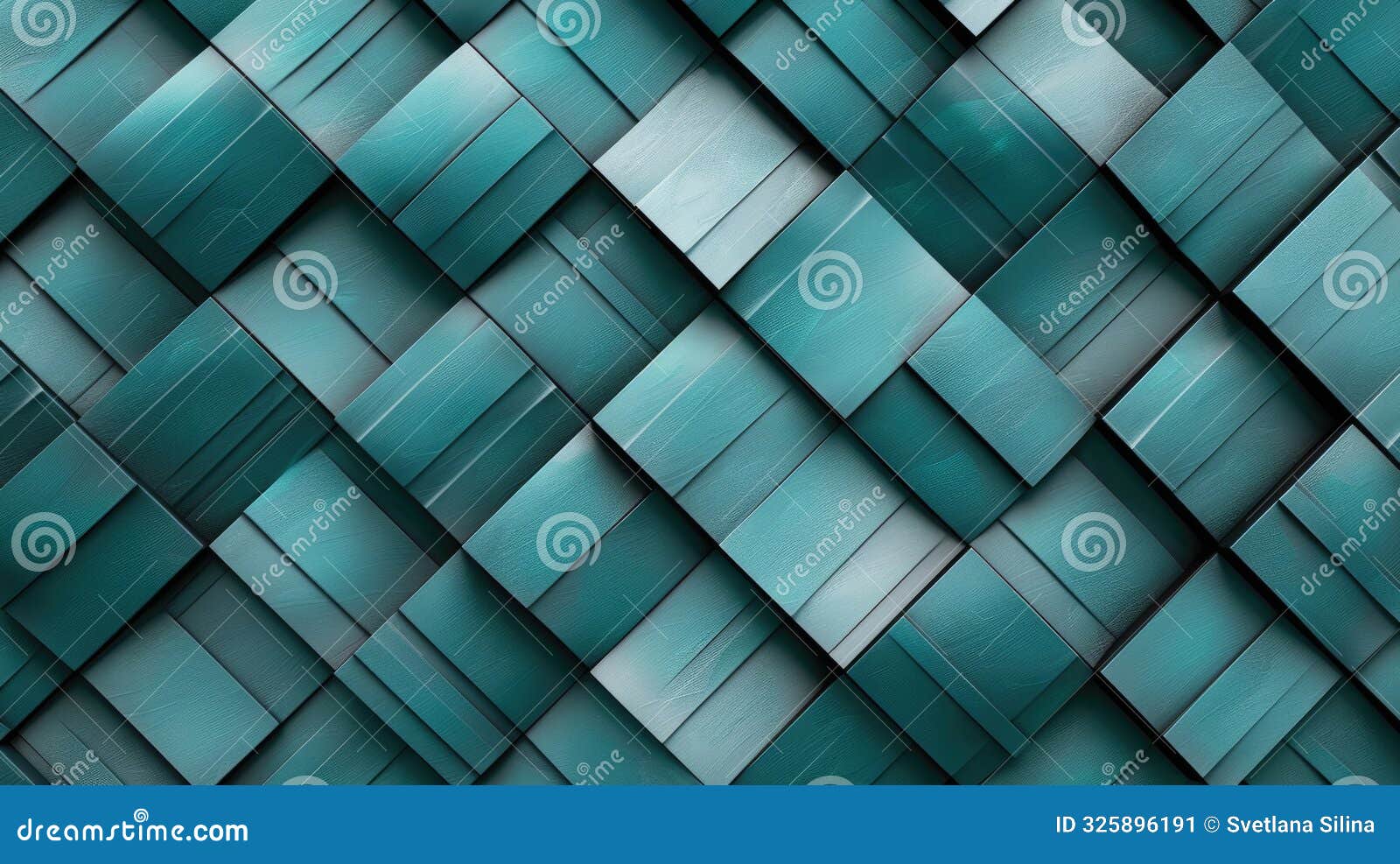 Intricate and Refined 3D Pattern with Overlapping Diamond Shapes, Matte ...