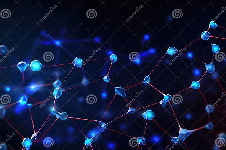 An Intricate Representation of a Molecular Network Composed of Numerous ...