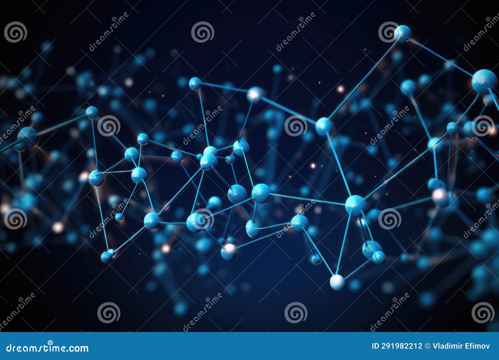 An Intricate Representation of a Molecular Network Composed of Numerous ...