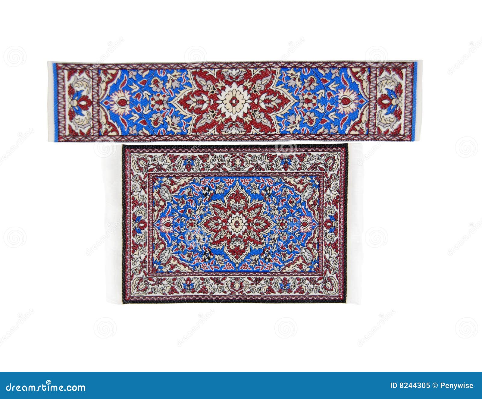 Intricate rug and runner stock image. Image of symmetrical - 8244305