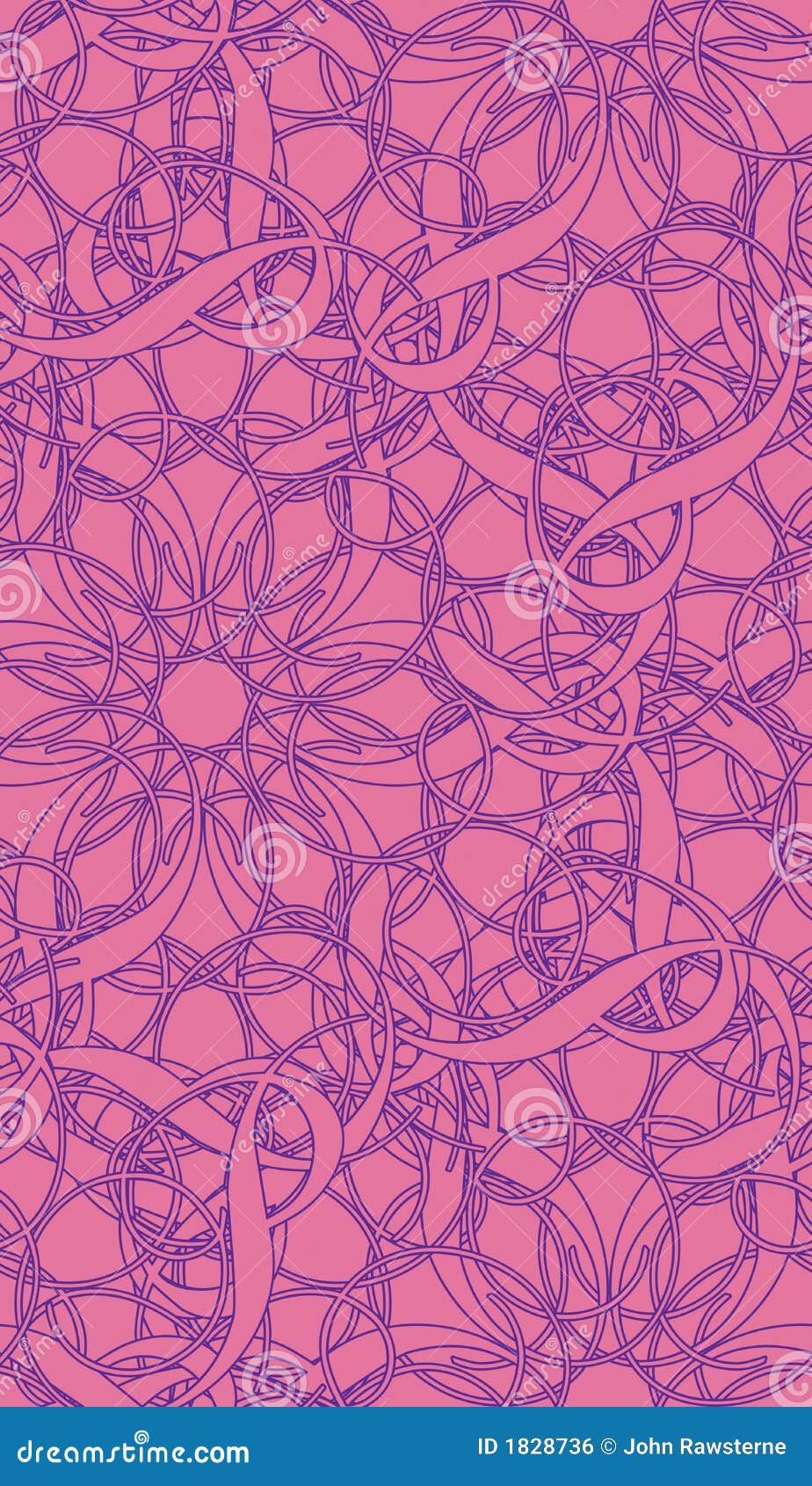 Intricate Seamless Wallpaper Pattern Stock Illustration - Illustration ...